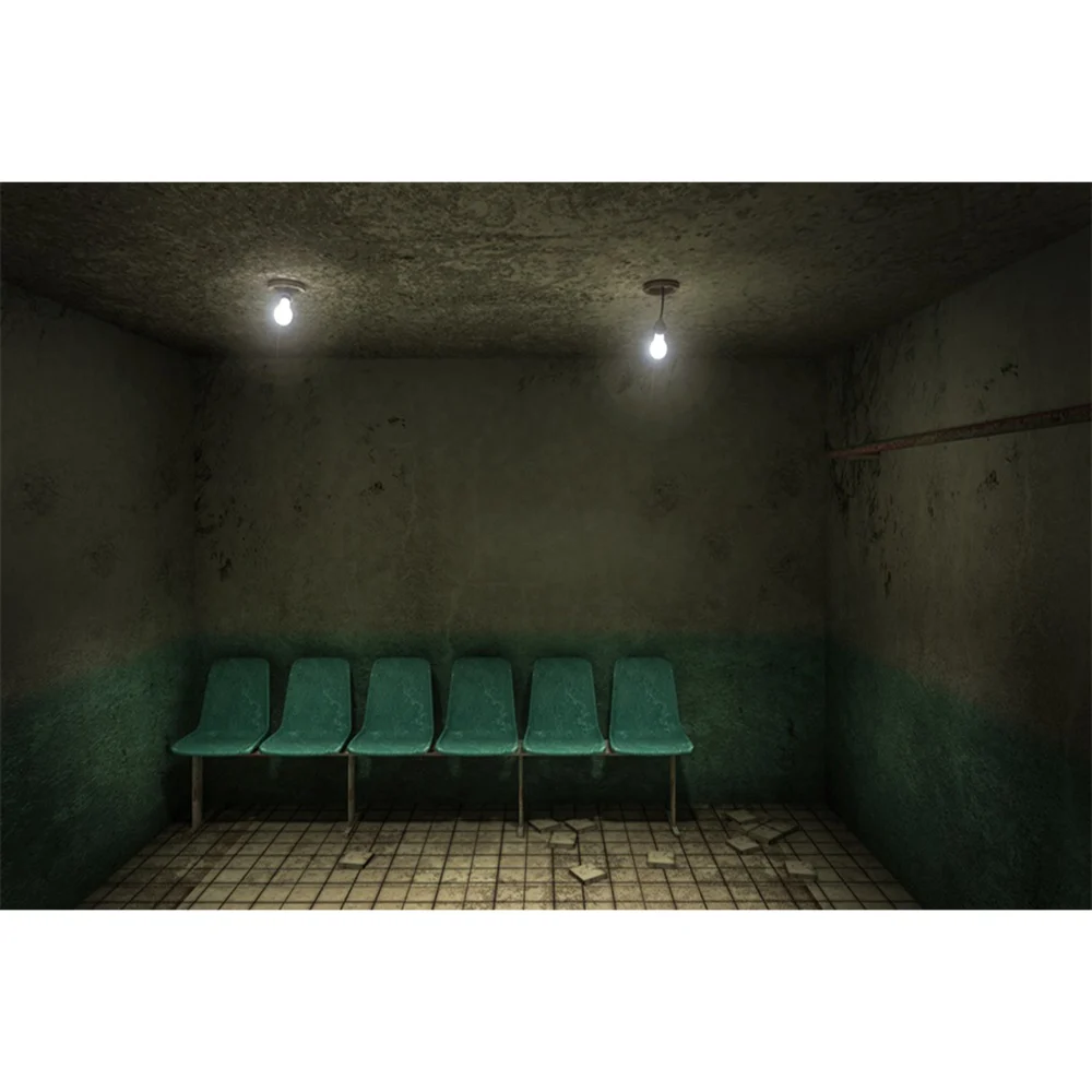 Horror Hallowe ration Photography Backdrop Creepy Hospital Classroom ...