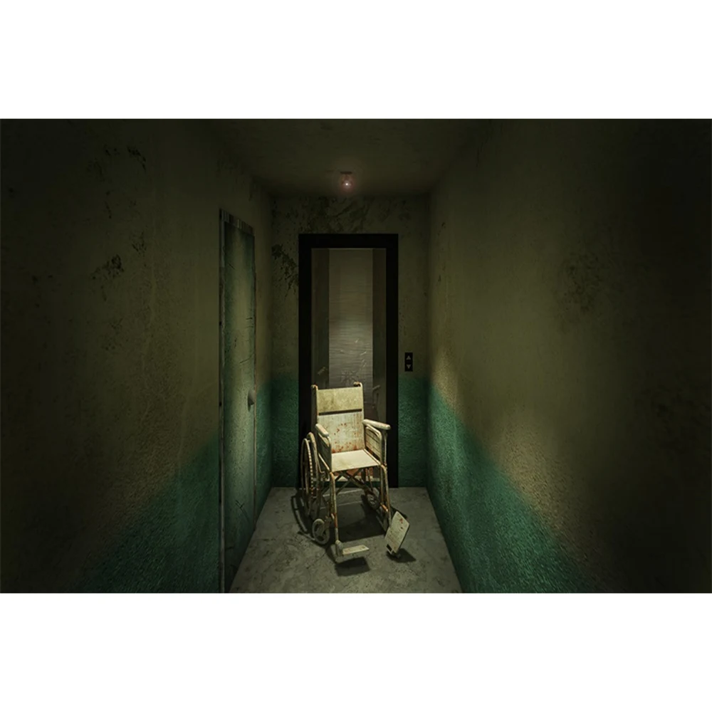 Horror Hallowe ration Photography Backdrop Creepy Hospital Classroom ...