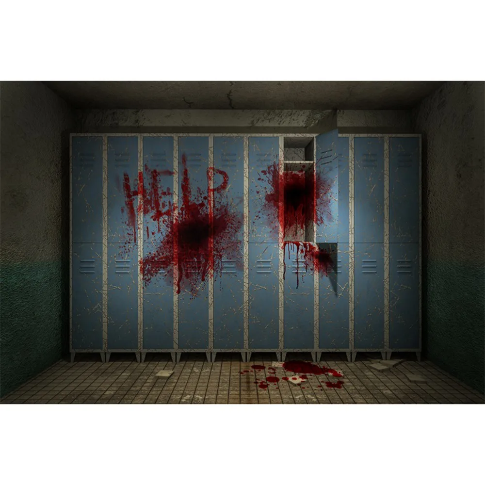 Horror Hallowe ration Photography Backdrop Creepy Hospital Classroom ...