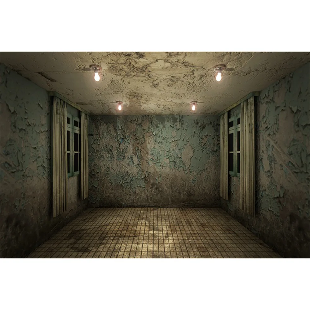 Horror Hallowe ration Photography Backdrop Creepy Hospital Classroom ...