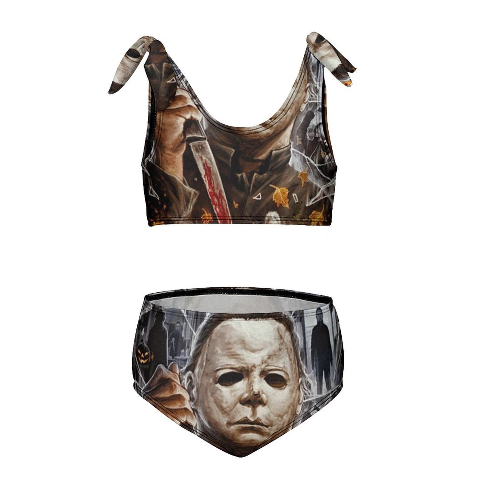 Horror Halloween 2 Michael Myers Kid's Swimwear Two Piece Swimsuit ...