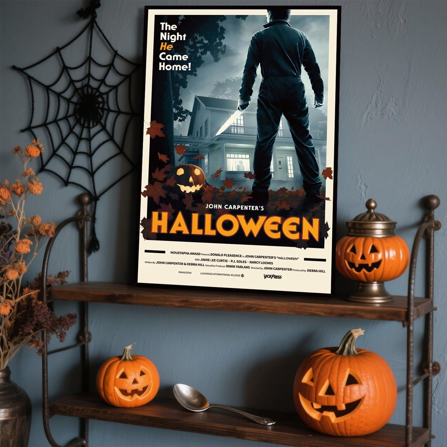 Horror Halloween Decorations Wall Art Prints Scary Killer Framed Wall ...