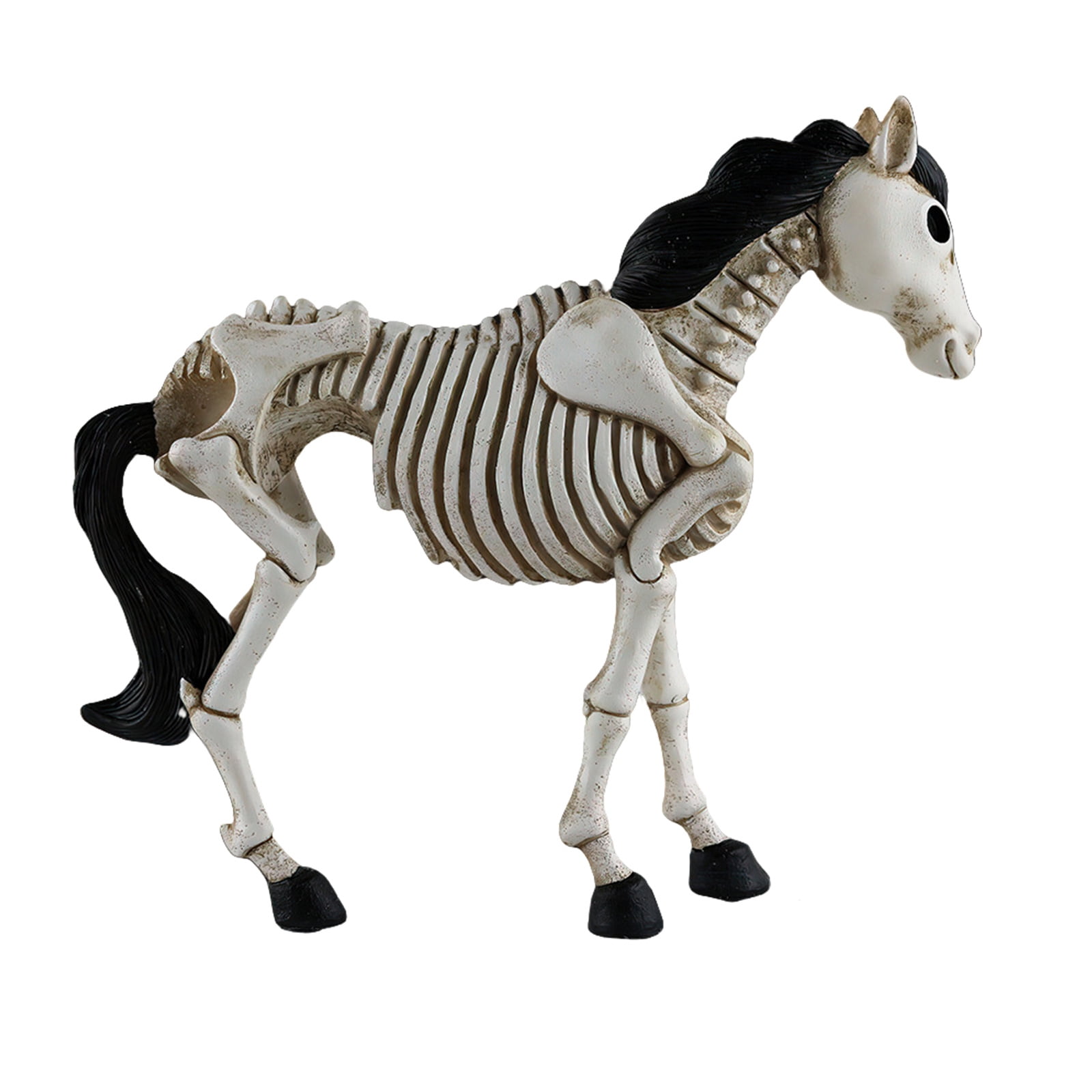 Horror Halloween Horse Skeleton, Skeleton Statue Durability Resin Craft ...