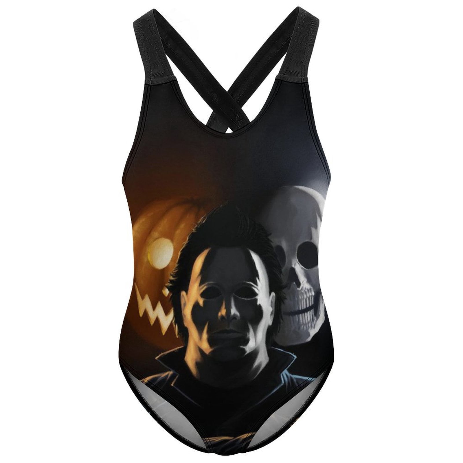 Horror Halloween Michael Myers Girl's One-piece Swimsuit Summer ...