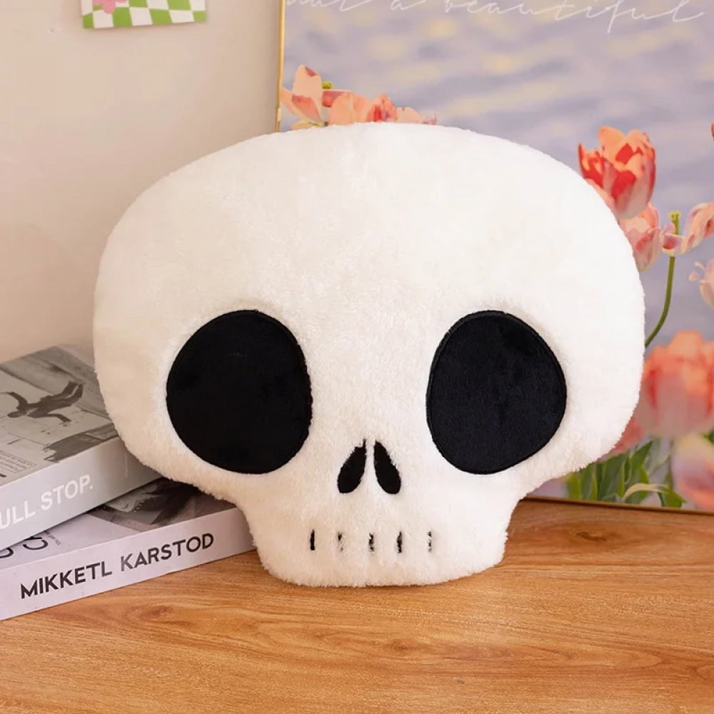 Horror Halloween Props Stuffed Skull Bone Plush Toy Human Skeleton Doll ...