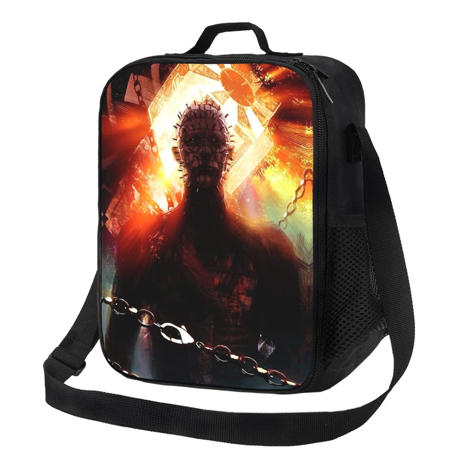 Horror Hellraiser Lunch Box Reusable Lunch Bag Insulated Portable Tote ...