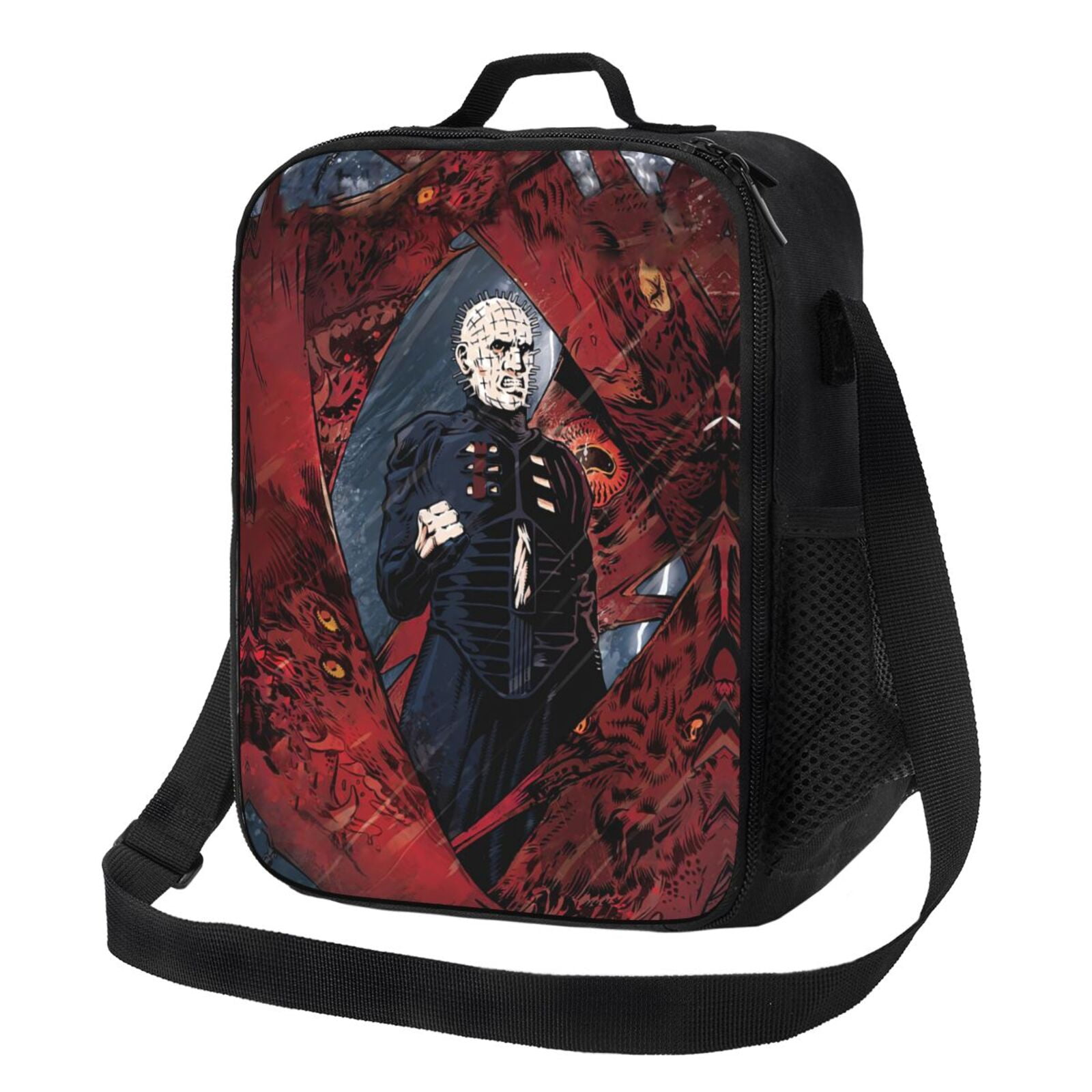 Horror Hellraiser Lunch Box Reusable Lunch Bag Insulated Portable Tote ...