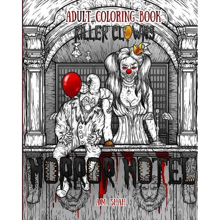 clowns coloring book