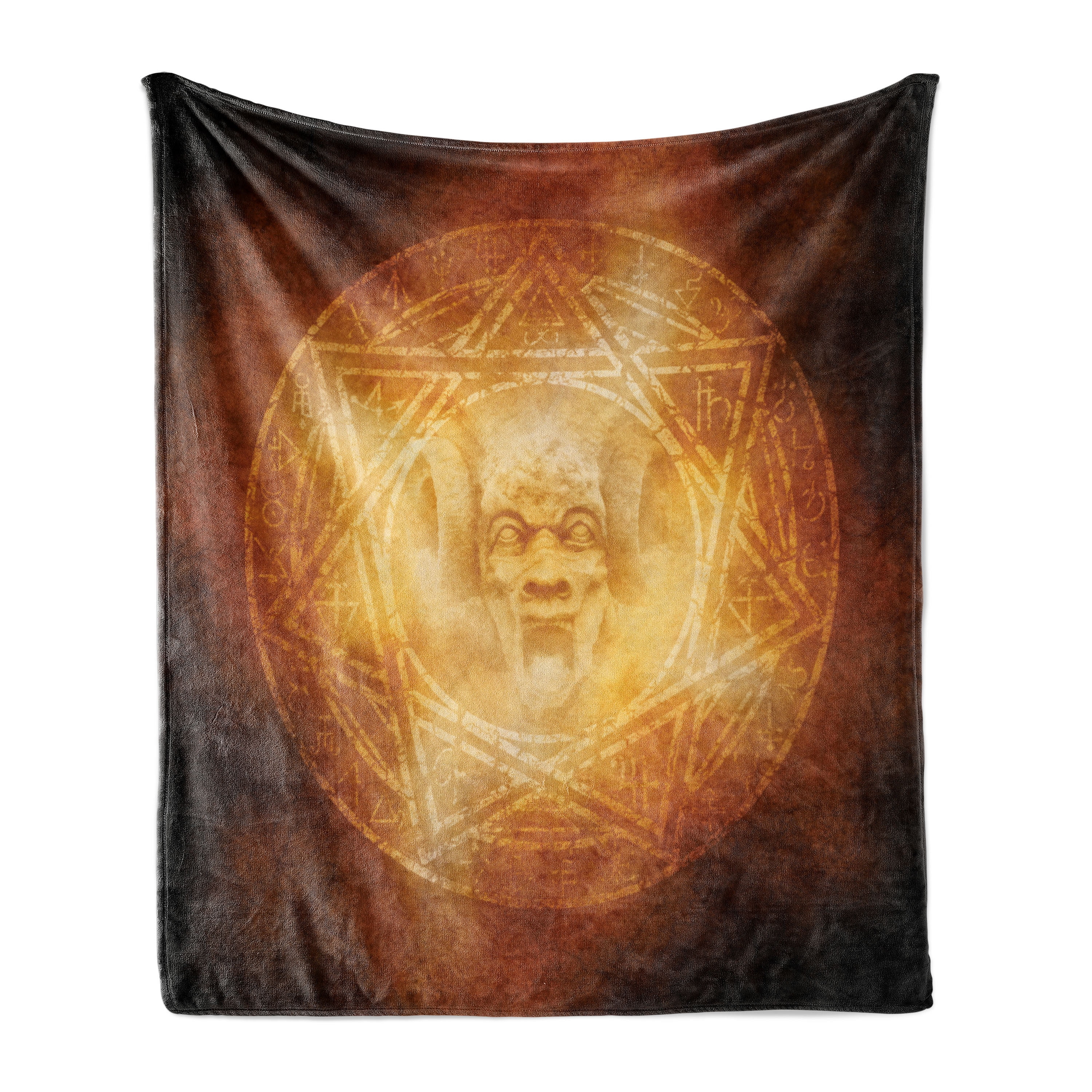 Horror House Soft Flannel Fleece Throw Blanket, Demon Trap Logo ...