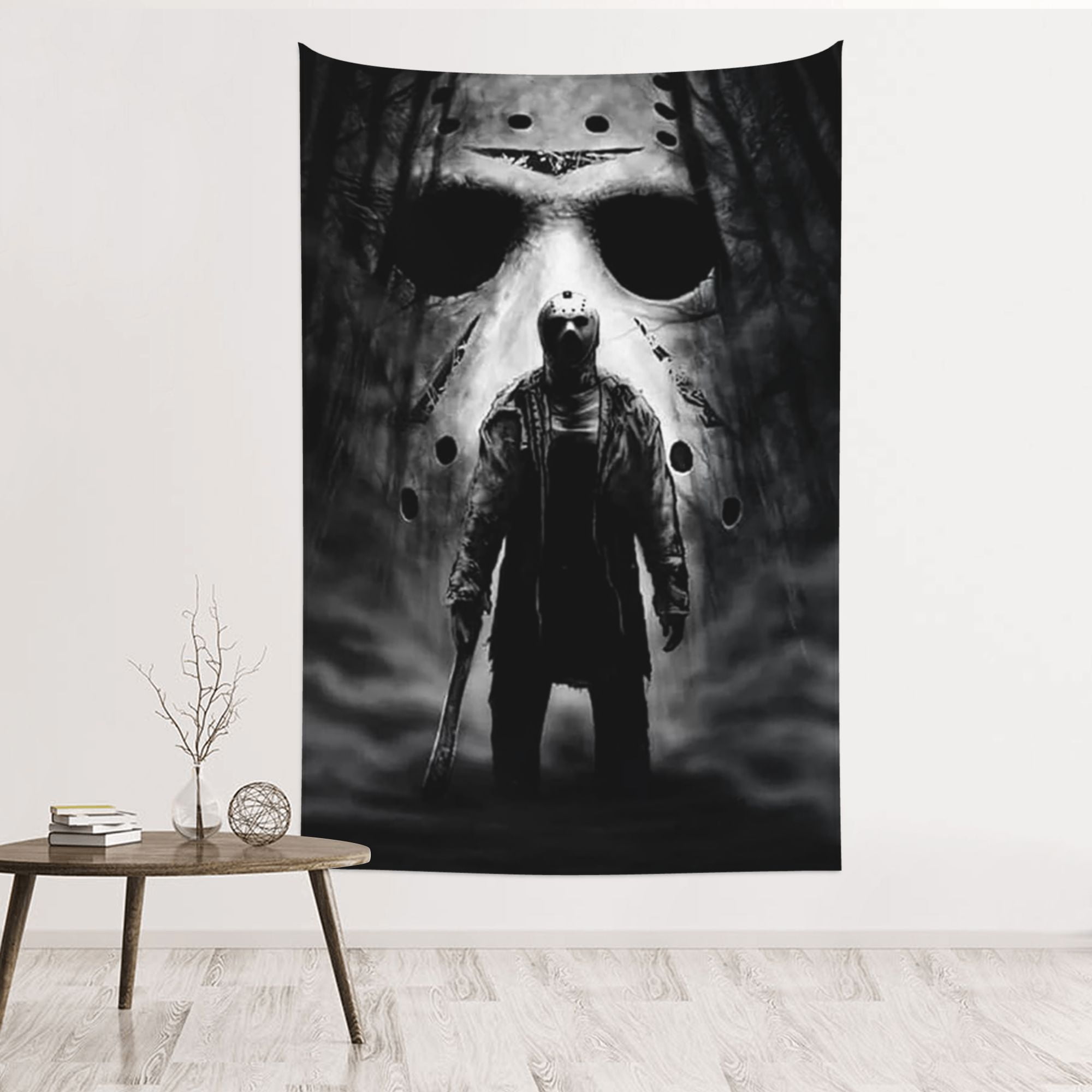 Horror Jason Voorhees Tapestry Wall Hanging Aesthetic Tapestries for ...