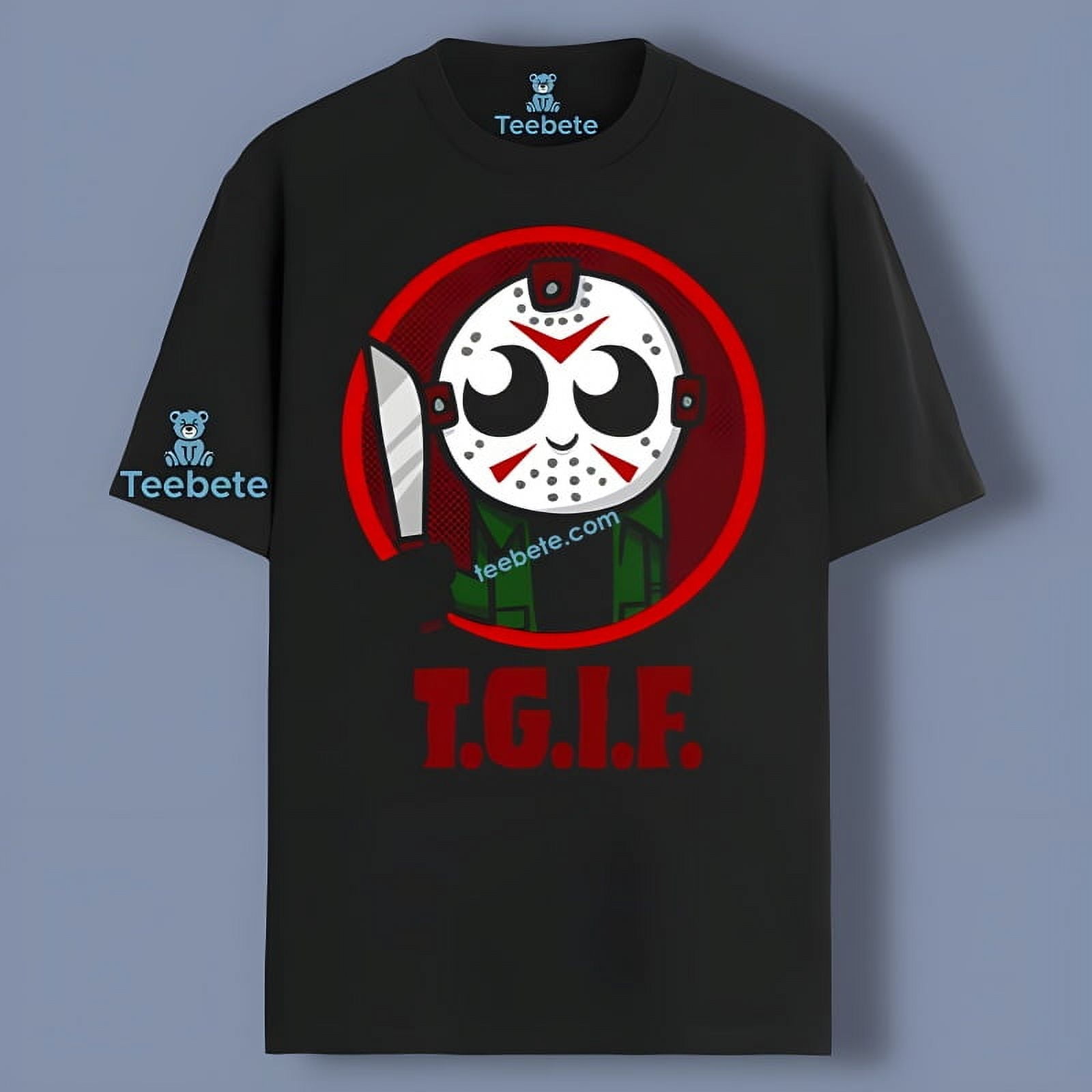 Horror Jason Voorhees Tgif Graphic Shirt - Walmart.com