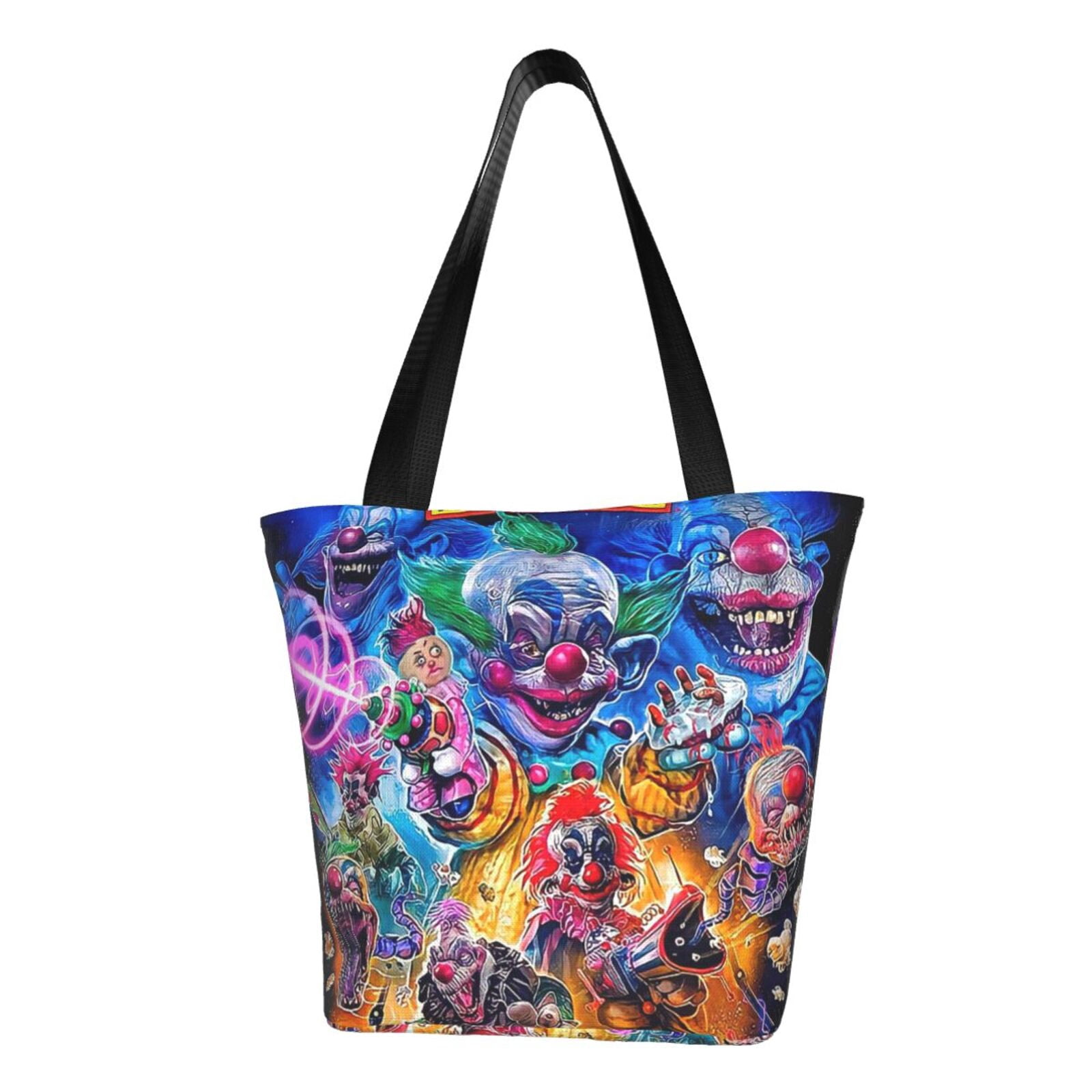 Horror Killer Klowns from Outer Space Women's Tote Bag Large Capacity ...