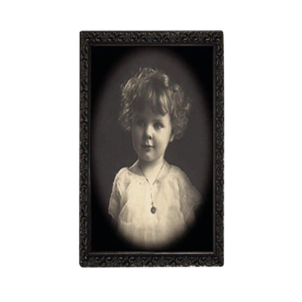 Lenticular Picture Frame - 3D Changing Face Design, Scary Haunted Decor ...