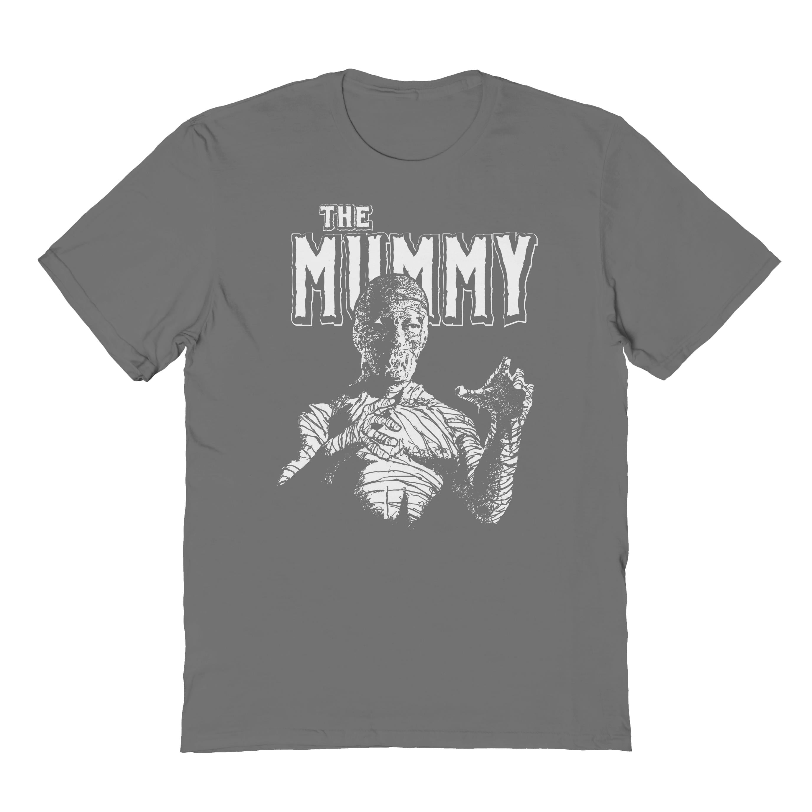 Horror Line The Mummy Graphic Charcoal Men's Cotton T-Shirt - Walmart.com