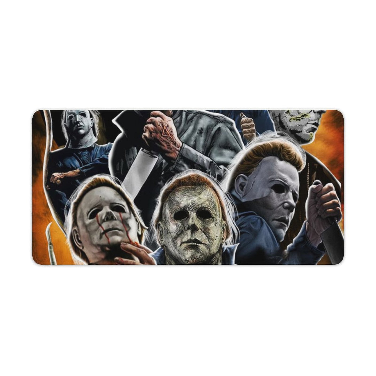 Horror Michael Myers Extended Gaming Mouse Pad No-sliped Large Desk Mat ...