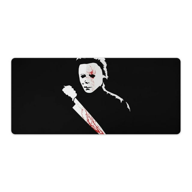 Horror Michael Myers Extended Gaming Mouse Pad No-sliped Large Desk Mat ...
