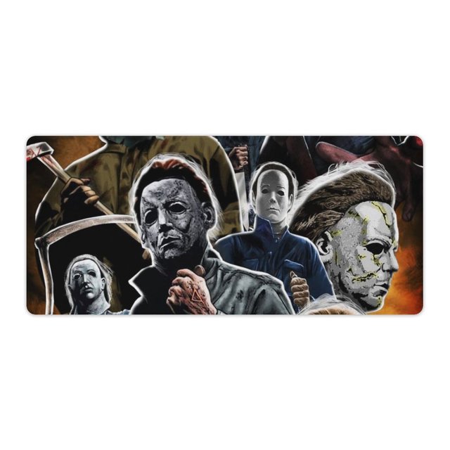 Horror Michael Myers Extended Gaming Mouse Pad No-sliped Large Desk Mat ...