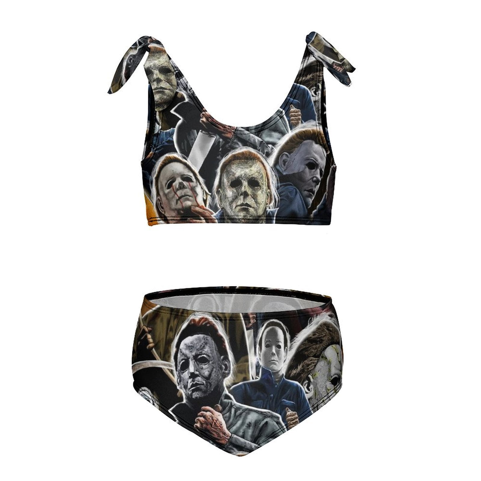 Horror Michael Myers Kid's Swimwear Two Piece Swimsuit Summer Beach ...