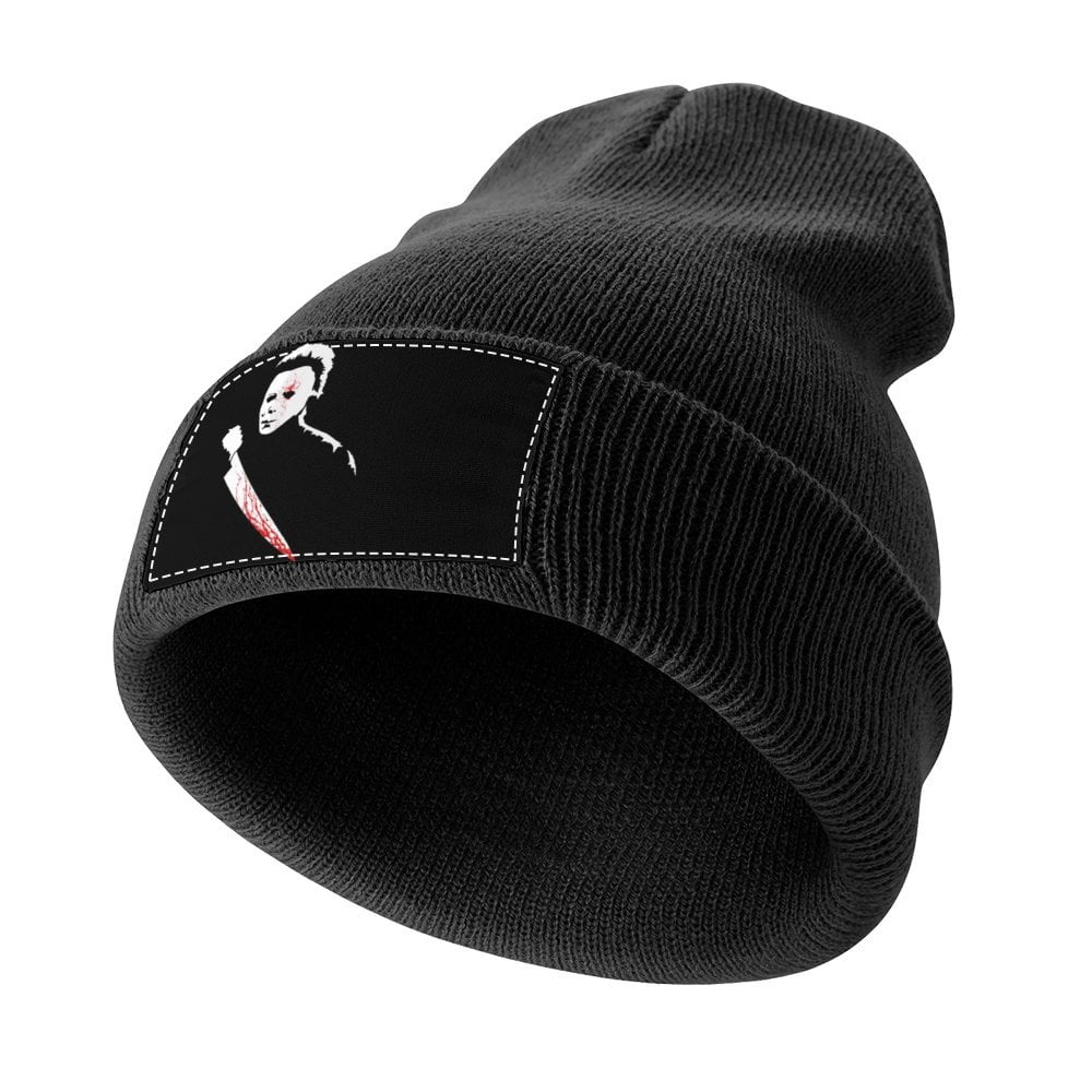 Horror Michael Myers Stretchable Knitted Beanie Hat Daily Winter ...