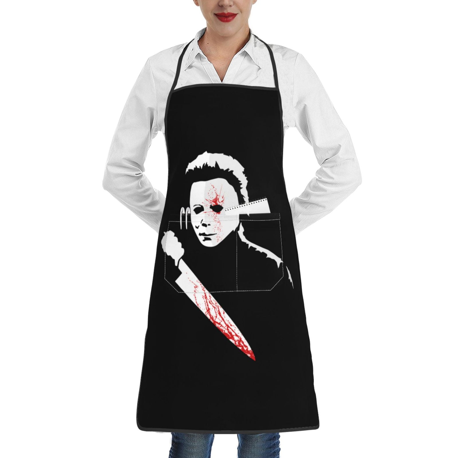 Horror Michael Myers Waterproof Apron Home Decor Kitchen Fashion Apron ...