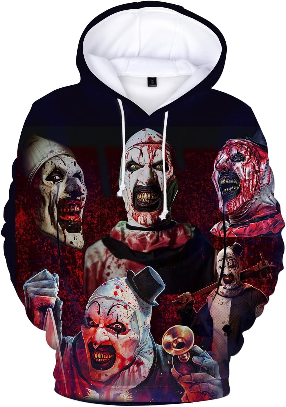 Horror Movie 3D Printed Hoodies Graphic Pullover Hooded Sweatshirt for ...