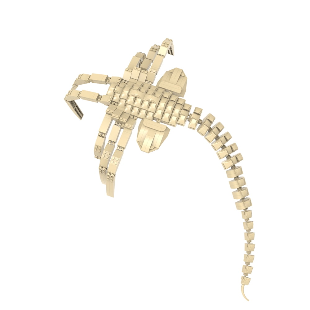 Horror Movie Aliened Facehugger Parasite Model Blocks Set for Aliens ...
