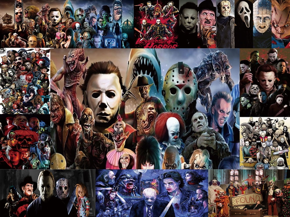 Horror Movie Backdrop Banner Party Supplies Poster Movie Theme ...
