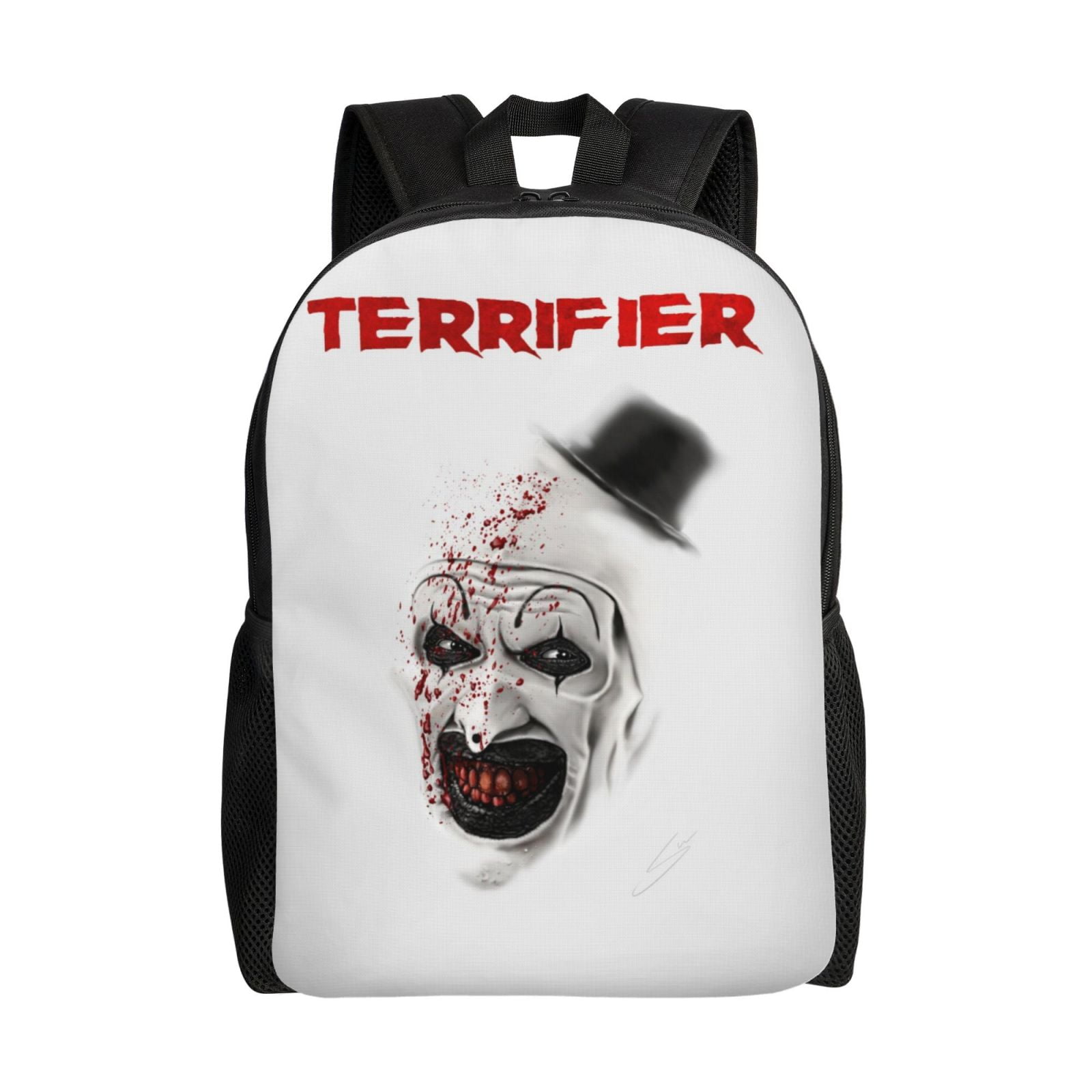 Horror Movie Backpack for Kids, Terrifier Bookbags Halloween School Bag ...