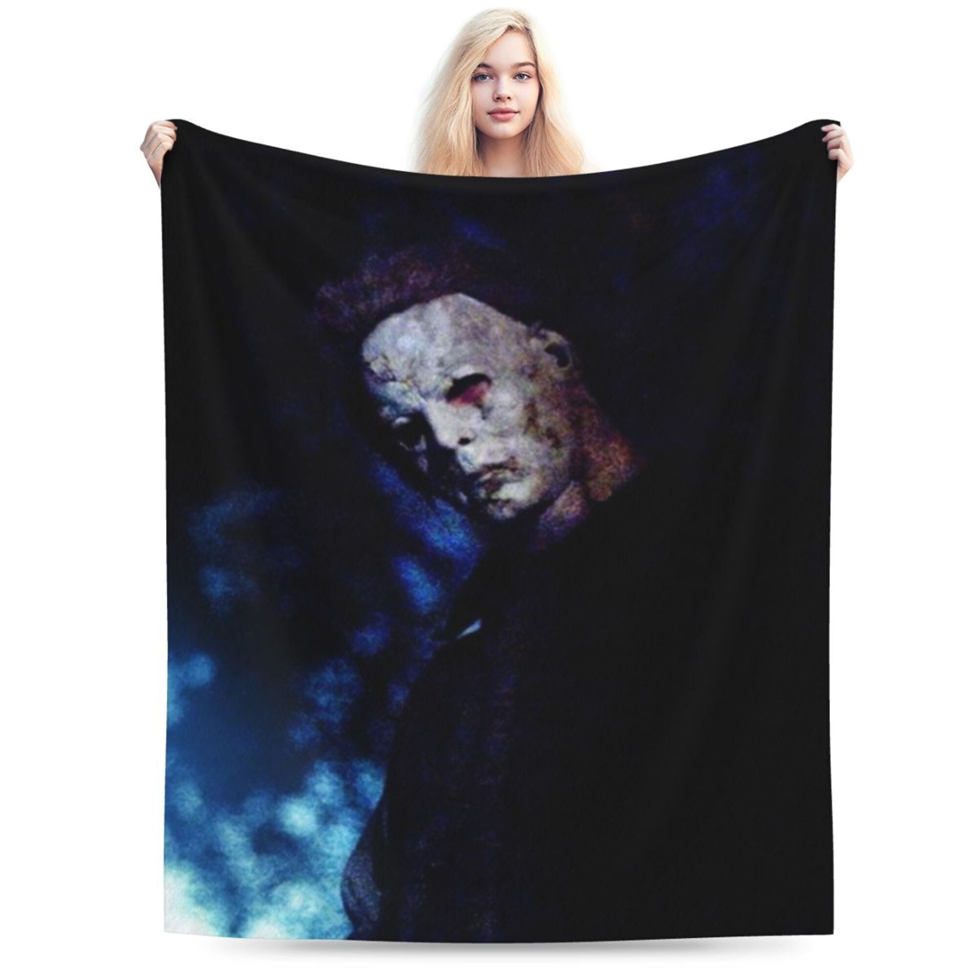 Horror Movie Blanket, Michael Myers Throw Blanket, Cozy Soft ...