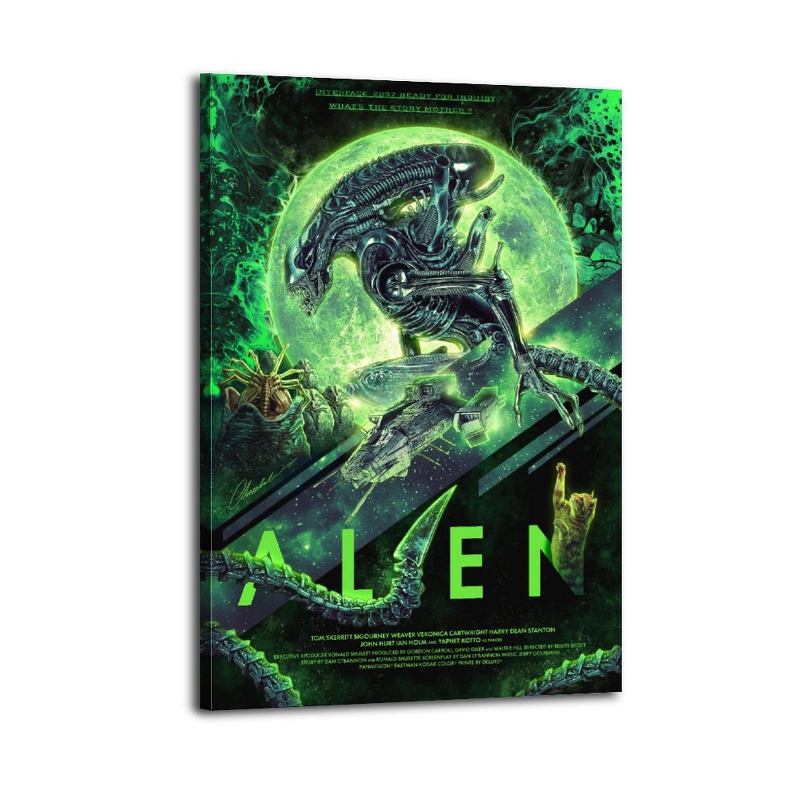 Horror Movie Canvas Modern Poster Wall Art Prints Paintings Living Room ...