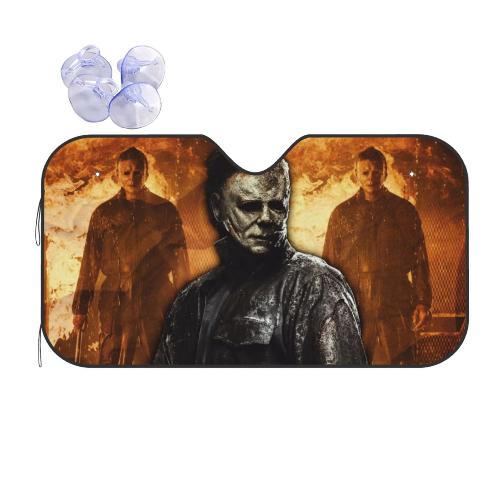 Horror Movie Car Windshield Sun Shade, Michael Myers Auto Sun Heat And ...