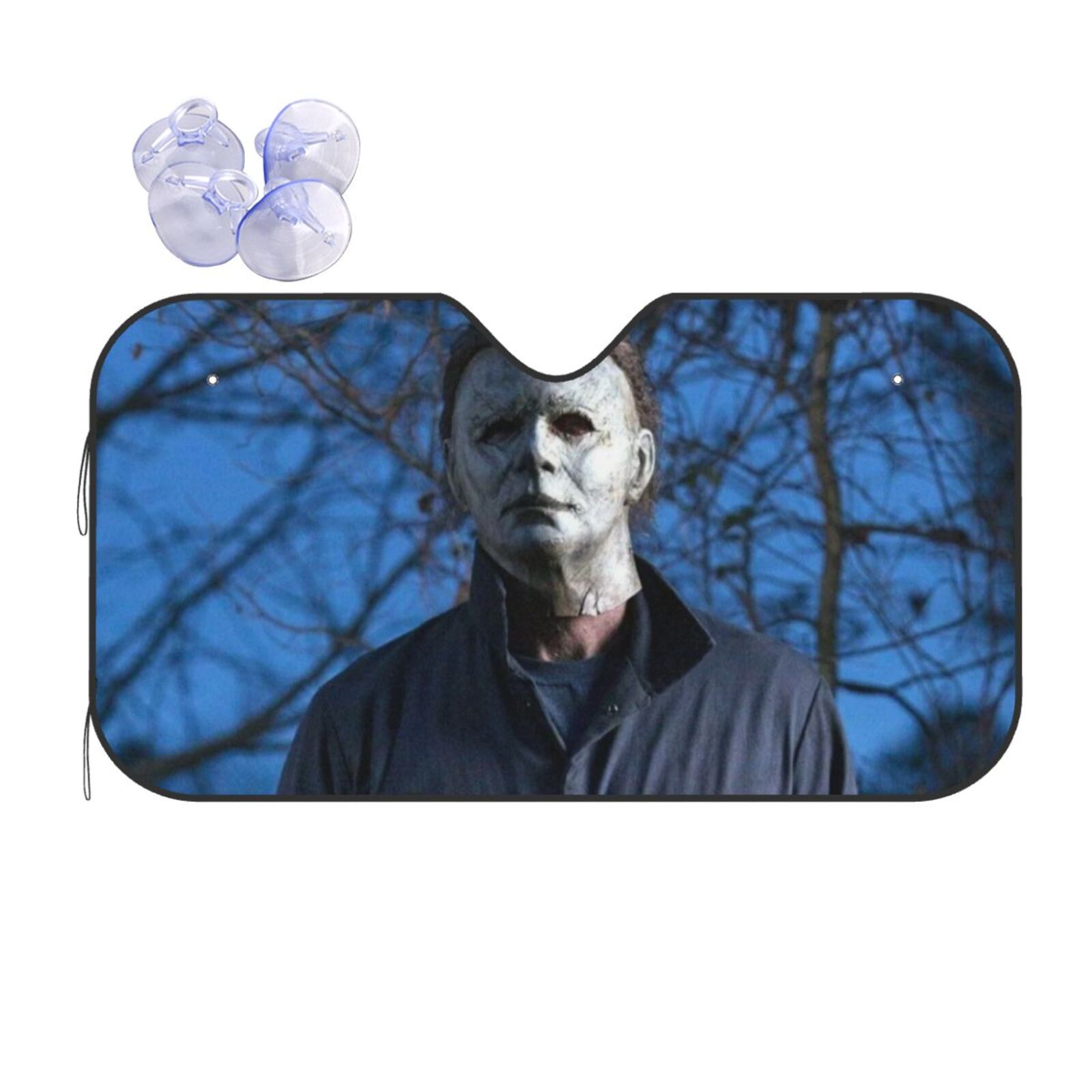 Horror Movie Car Windshield Sun Shade, Michael Myers Auto Sun Heat And ...