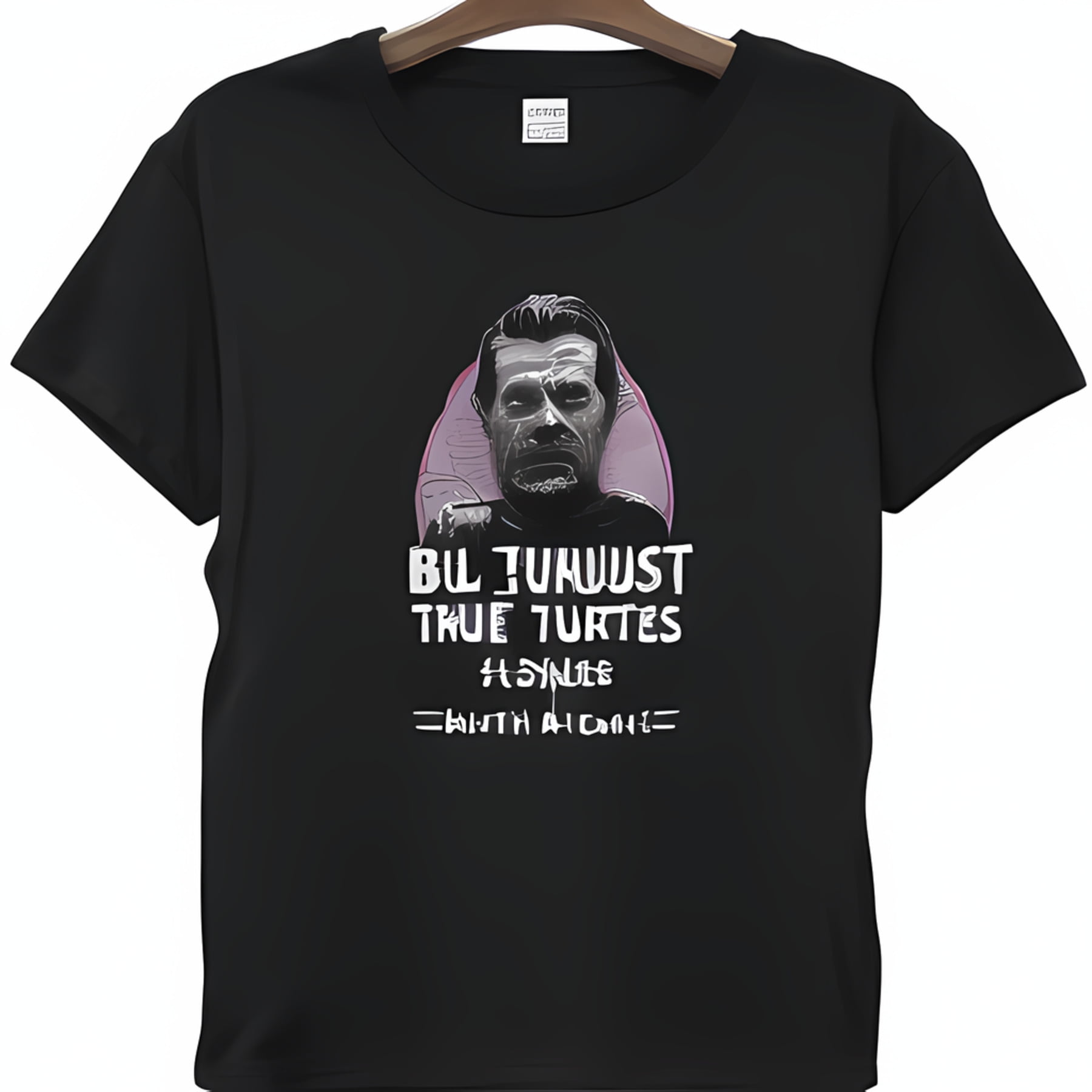 Horror Movie CharacTeer Portrait Winslet T-Shirt Hyper Realistic Design 'cdnjs True Turtles ...