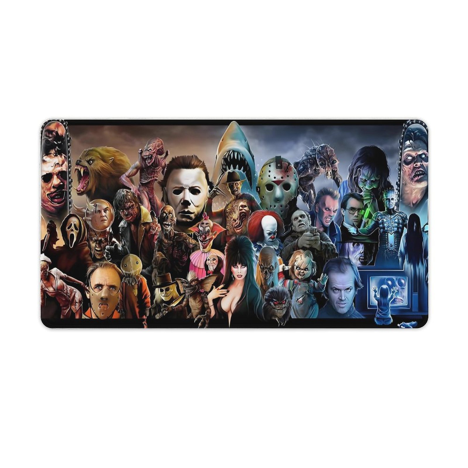 Horror Movie Character Horror Films Roles Large Mouse Pad 40X75cm Non ...