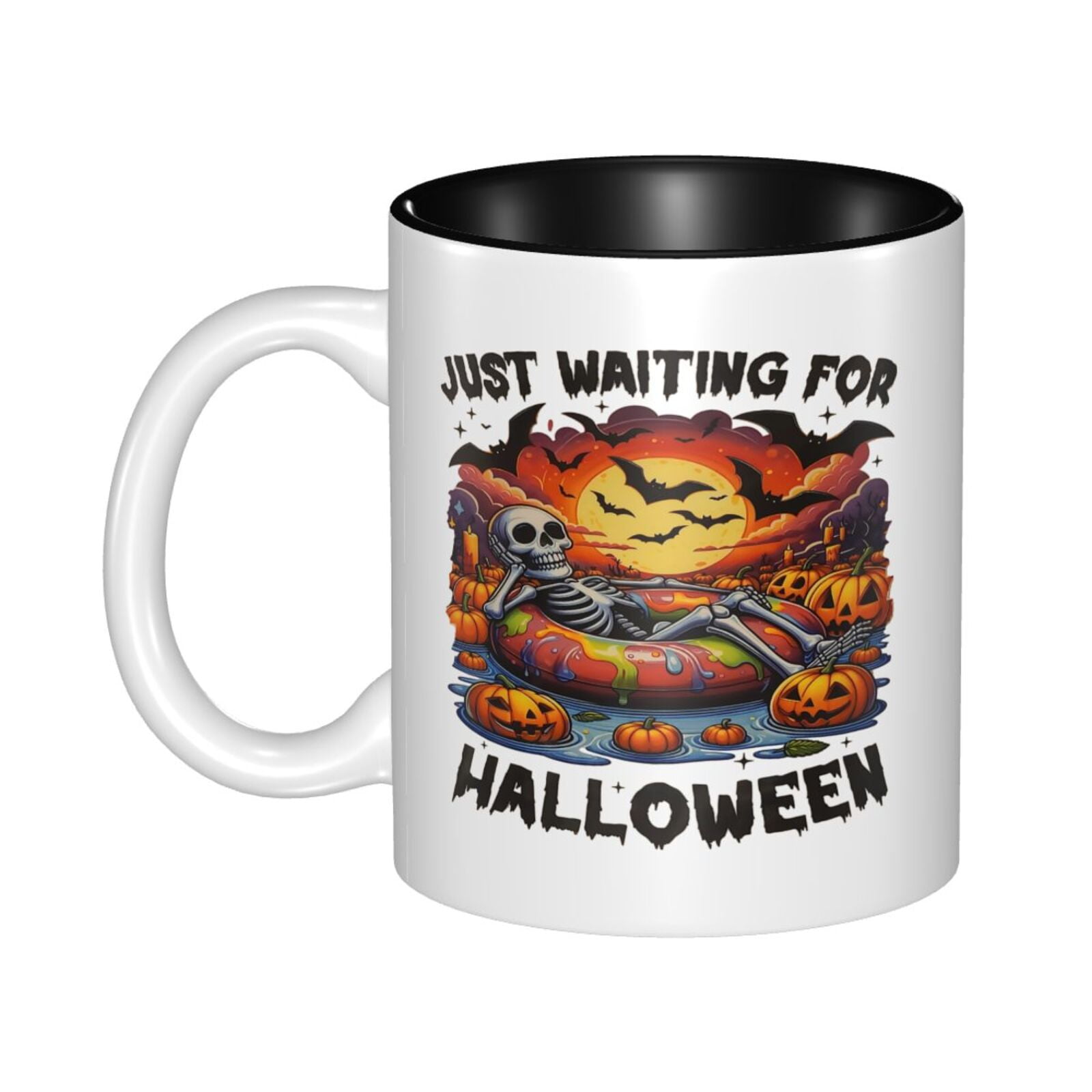 Horror Movie Characters Skull Coffee Mug Fun Mugs Black - Walmart.com