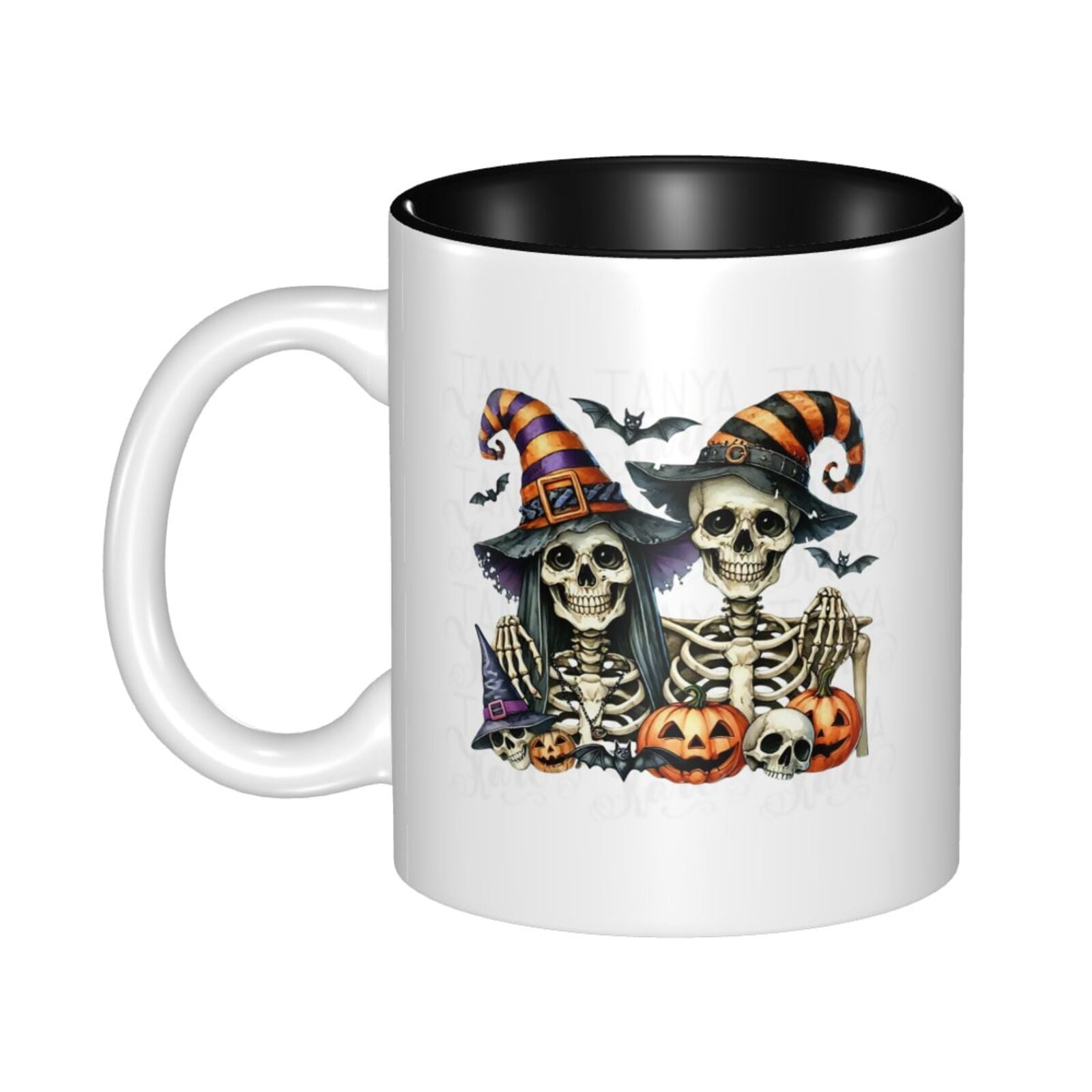 Horror Movie Characters Skull Halloween Pumpkin Coffee Mug Fun Mugs ...