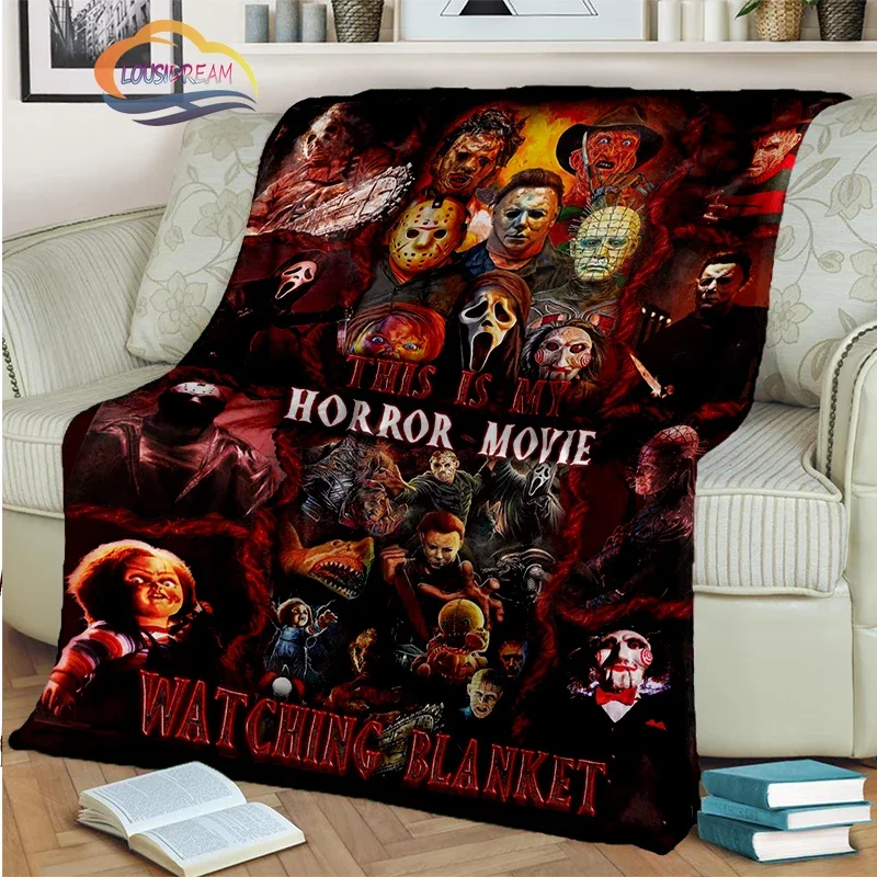 Horror Movie Chucky Throw Blanket and Tiffany Flannel for Couch Bed ...