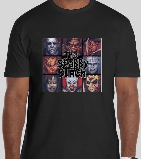 Horror Movie Freddy Chucky Jason Myers The Stabby Bunch T shirt ...