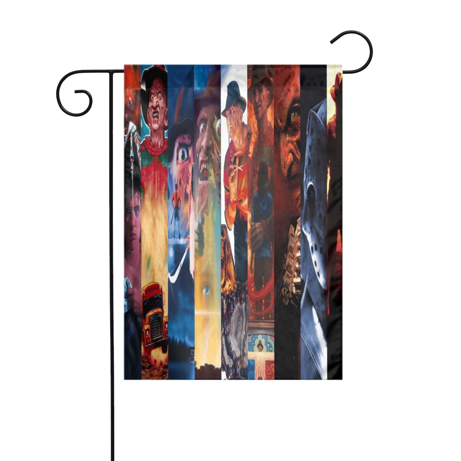 Horror Movie Freddy Krueger Garden Flag Double Sided Yard Outdoor Home ...