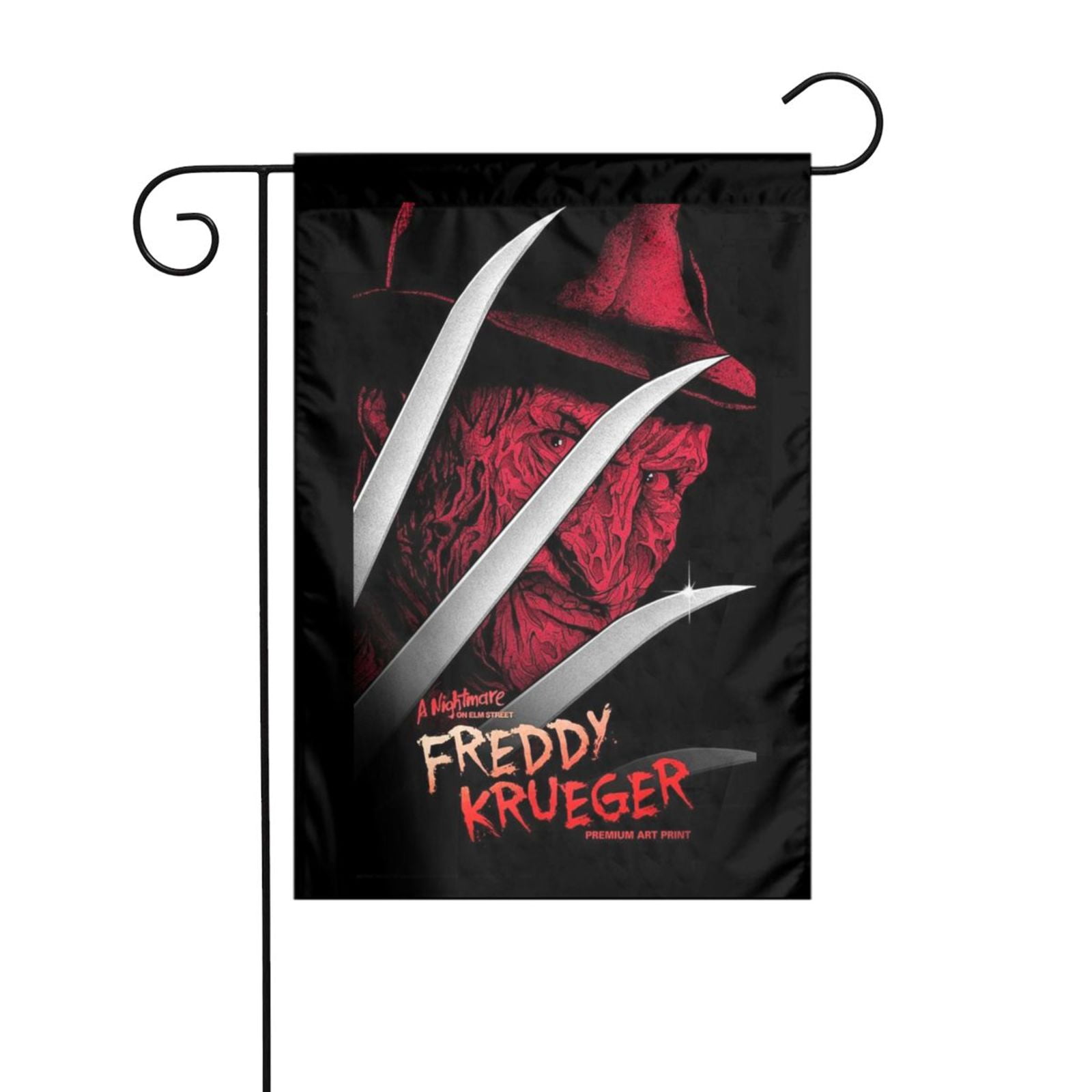 Horror Movie Freddy Krueger Garden Flag Double Sided Yard Outdoor Home ...