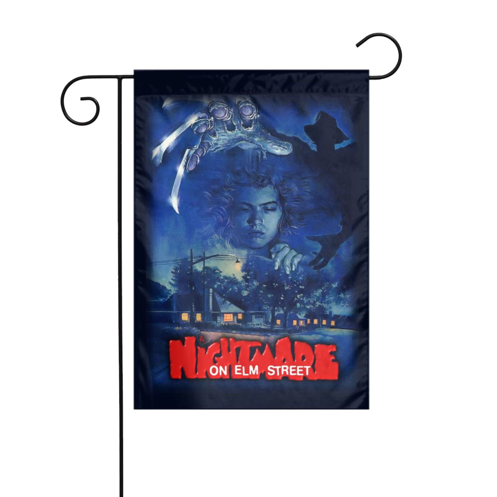 Horror Movie Freddy Krueger Garden Flag Double Sided Yard Outdoor Home ...