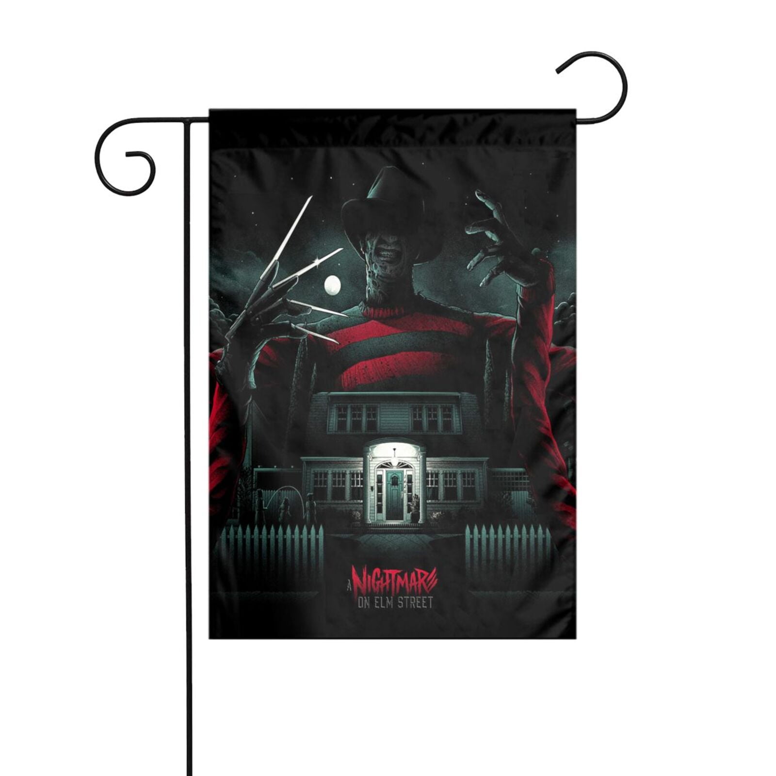 Horror Movie Freddy Krueger Garden Flag Double Sided Yard Outdoor Home ...