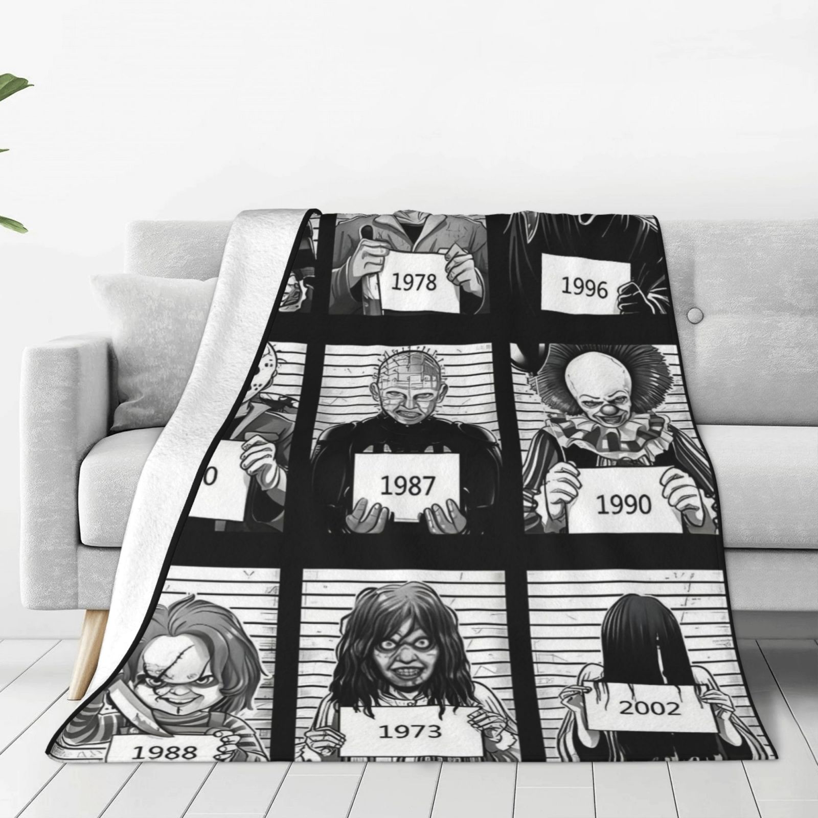 Horror Movie Freddy Krueger, Jason, Michael Myers And Pennywise Flannel ...