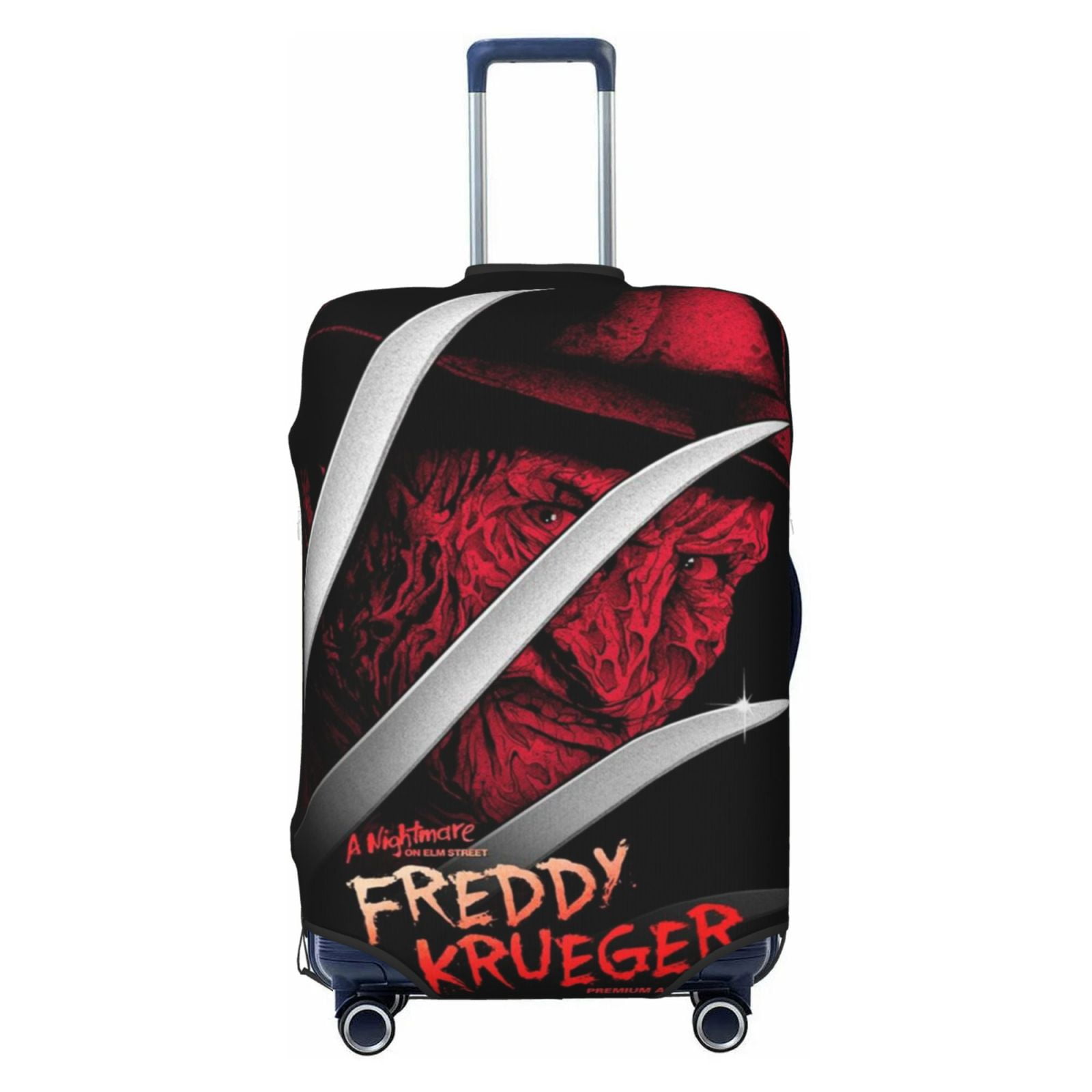 Horror Movie Freddy Krueger Luggage Cover Thicker Protector Elastic ...