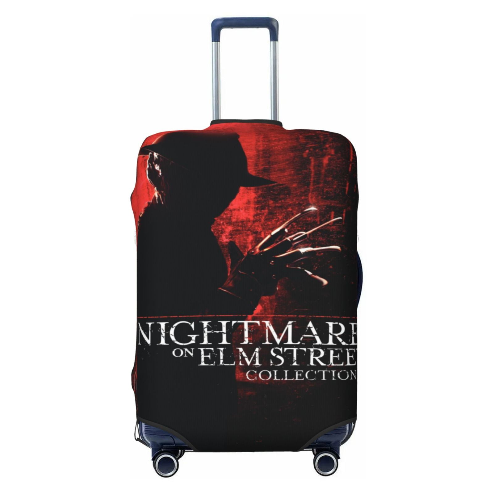 Horror Movie Freddy Krueger Luggage Cover Thicker Protector Elastic ...