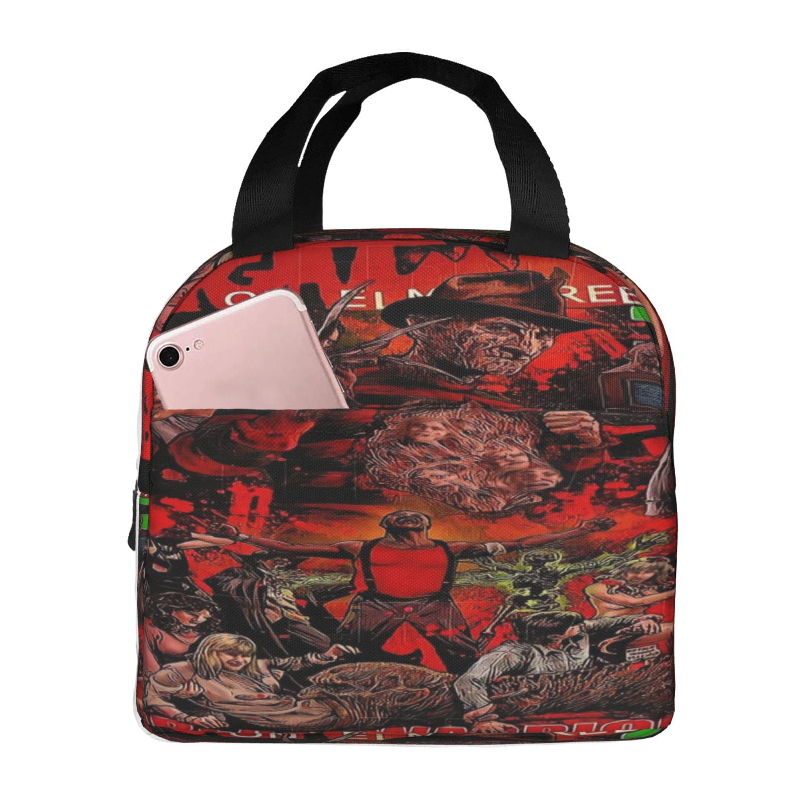 Horror Movie Fredd y Krueger Lunch Bag Cartoon Insulated Box Reusable ...