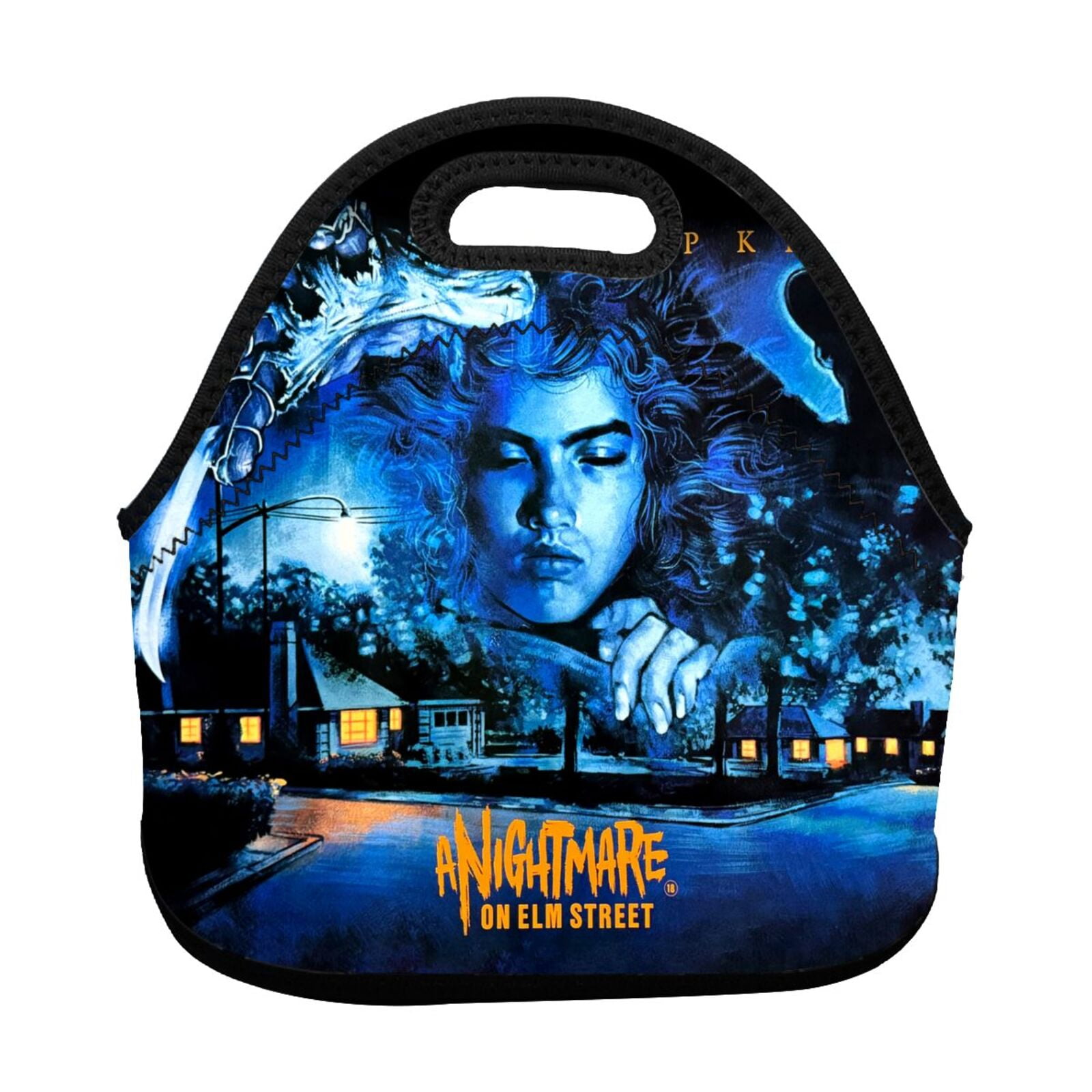 Horror Movie Freddy Krueger Neoprene Lunch Bag Insulated Lunch Box Tote ...