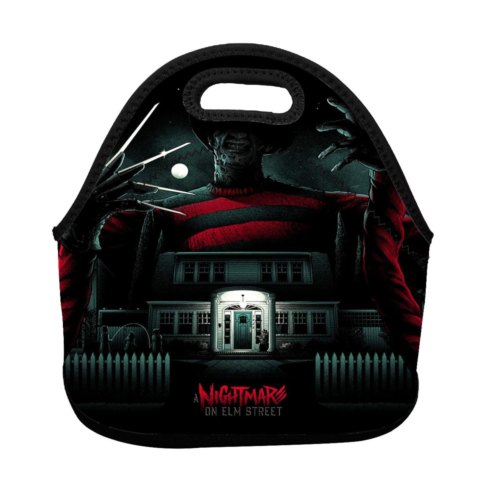 Horror Movie Freddy Krueger Neoprene Lunch Bag Insulated Lunch Box Tote ...