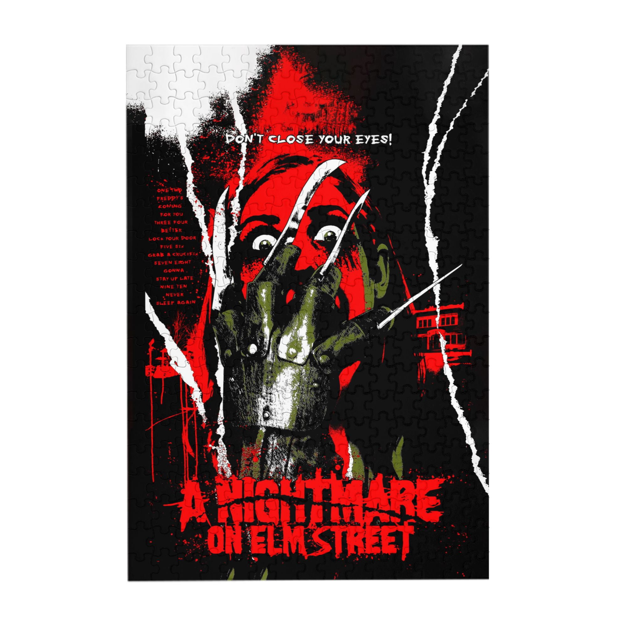 Horror Movie Freddy Krueger Puzzle For Adults And Teenagers Cartoon ...