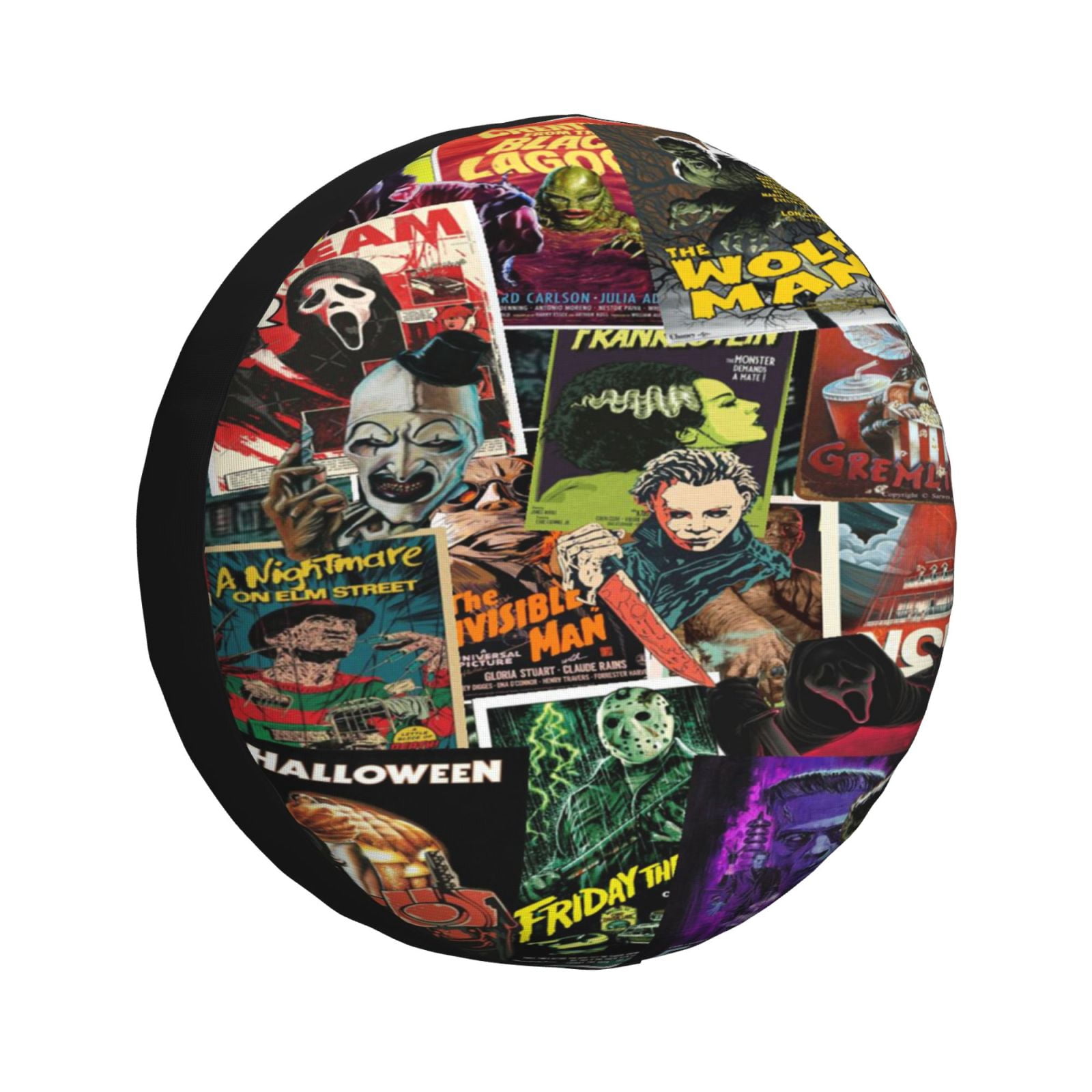 Horror Movie Freddy Krueger Tire Cover Weatherproof Universal Wheel ...